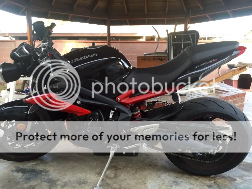 The Most Ghetto-est DIY Tail Tidy and Pictures! | Triumph Rat ...