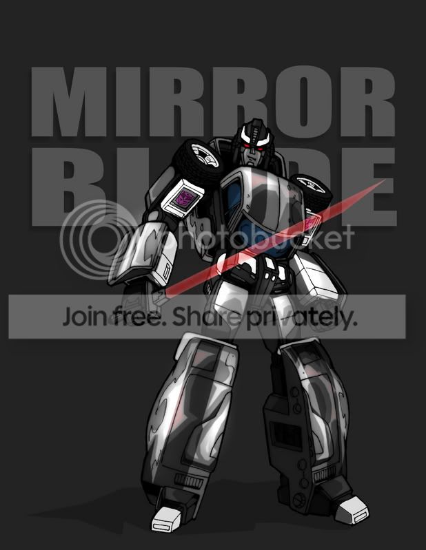 2D Artwork: - Commission - Mirror Blade | TFW2005 - The 2005 Boards
