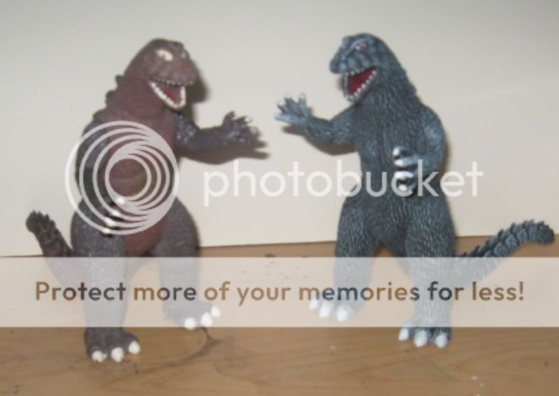 Custom Painted bootleg Godzilla