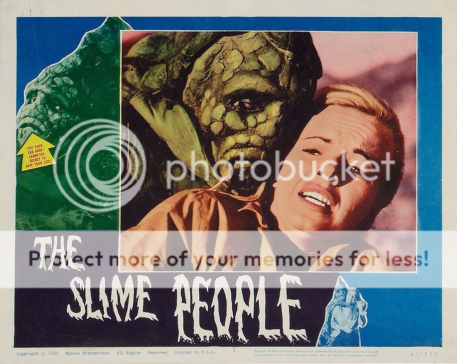 The Slime People 1962 Posters and Lobbies