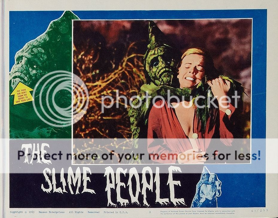 The Slime People 1962 Posters and Lobbies