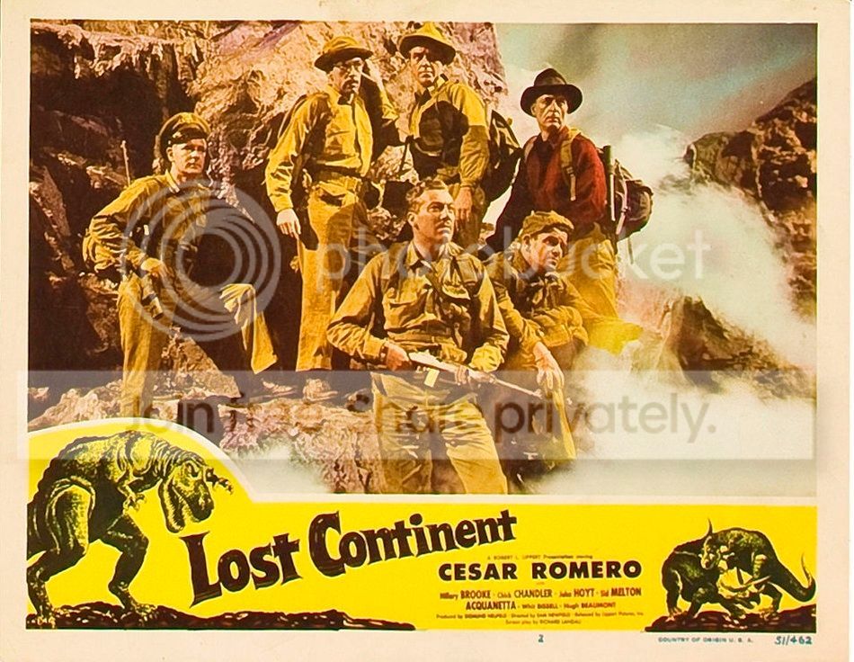 Lost Continent 1951 posters and lobbies