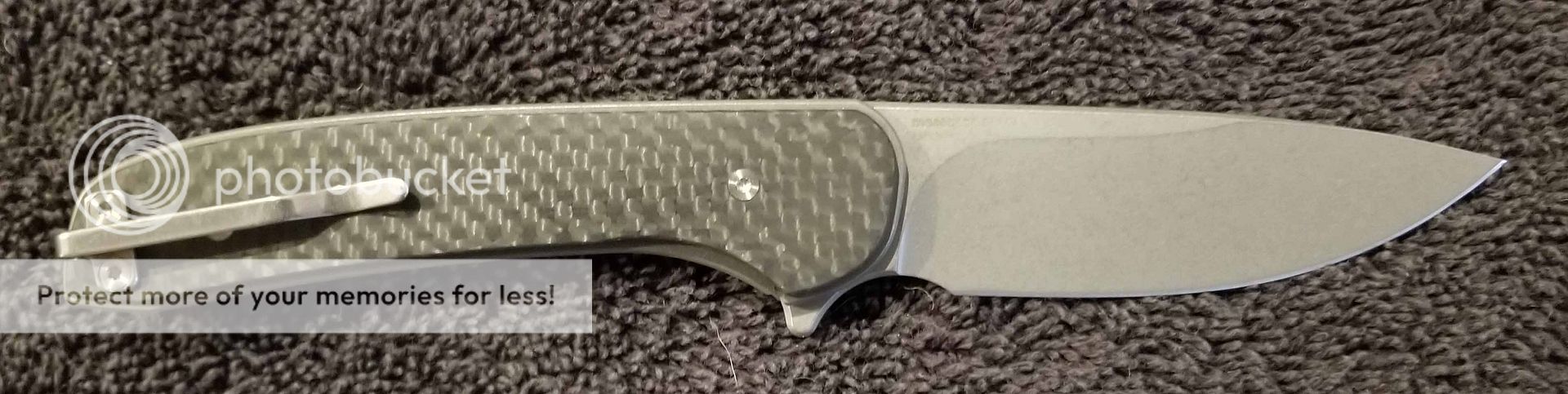 SOLD SOLD Ferrum Forge Gent Select in Carbon Fiber & S35VN ...