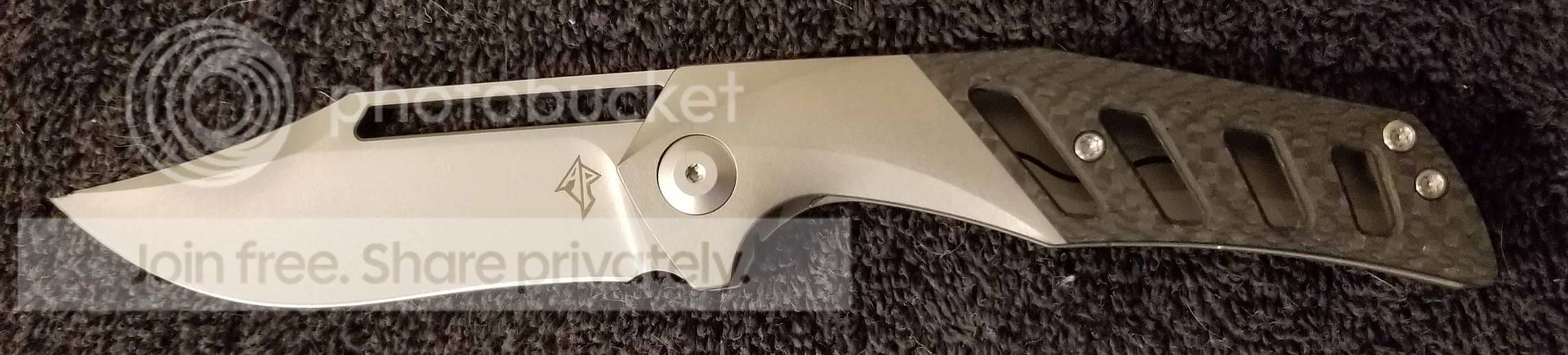 SOLD SOLD Adam Purvis Blades Primordial Frame Lock Knife Ti/Carbon ...