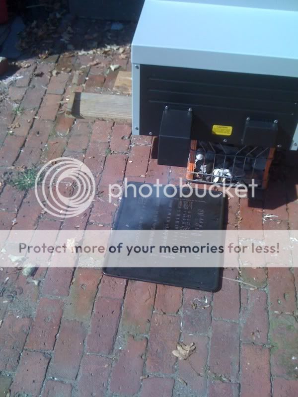 Pleasantly surprised by Window Pellet Stove/Heater Operating PICS ...