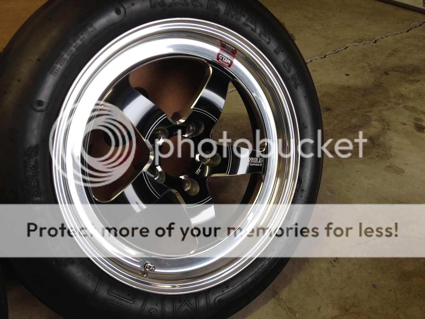 Black Weld RTS big brake cut 17/15 with tires | Mustang and Ford ...