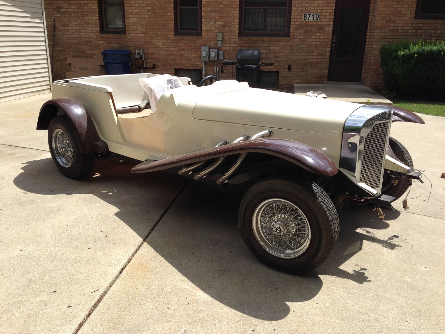 1929 Mercedes kit car for sale, unfinished, $1200 - 351c.Net