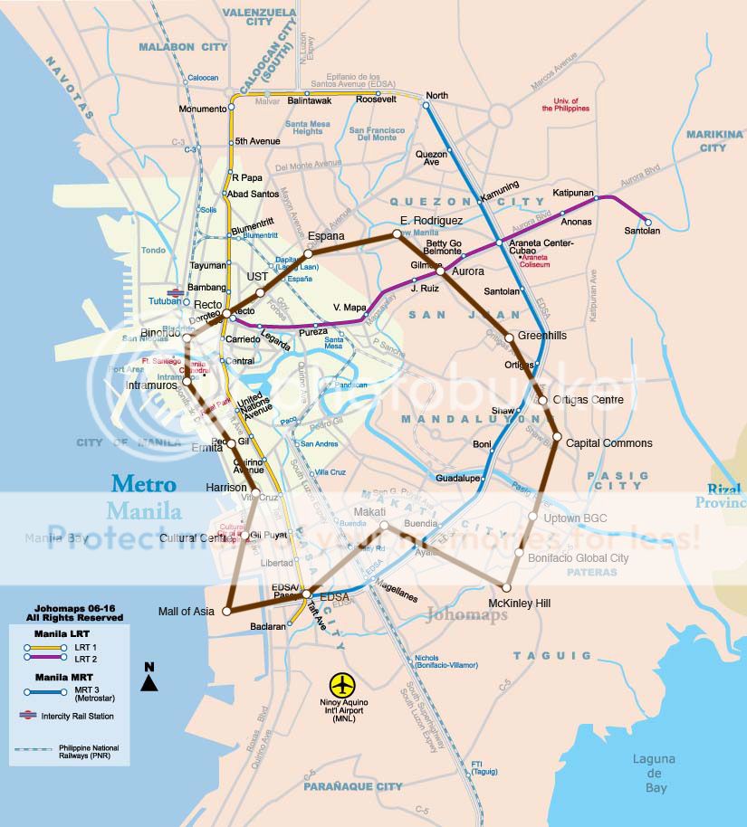 JICA-Metro Manila Subway (Line 9) | Length: 36 km | 15 Stations | U/C ...