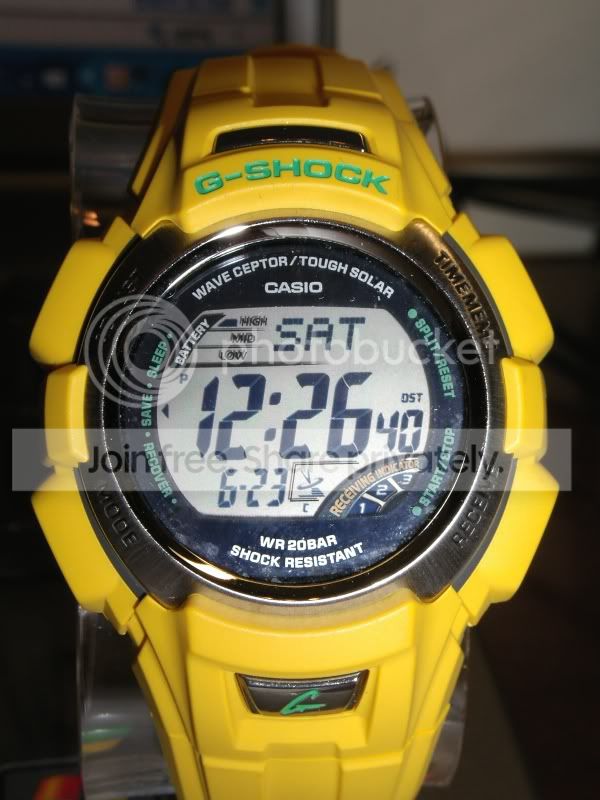 Casio G-shock GW-300FJ Ultimate Force Atomic Solar Martial Arts Yellow ...