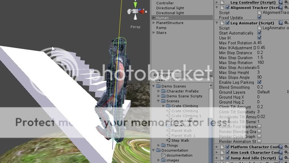 Why can't the Physics Locomotion System walk up stairs/inclines ...