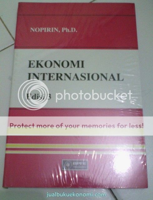 Ekonomi Internasional – Nopirin (Edisi 3) « JUAL BUKU EKONOMI